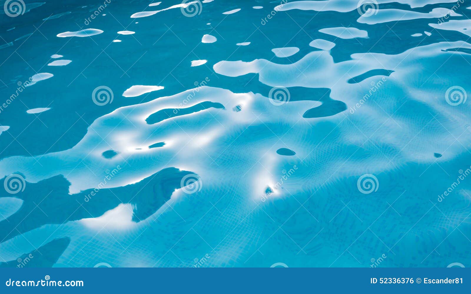 Clear Blue Water in Swimming Pool Stock Photo - Image of blue ...