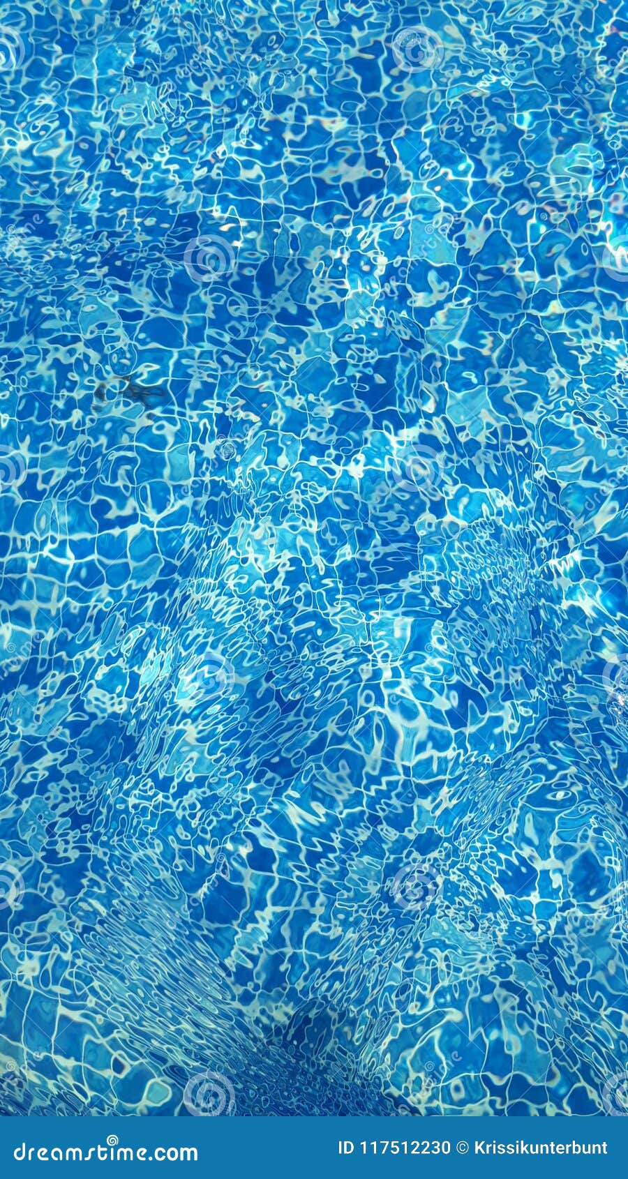 Clear Blue Water in a Swimming Pool Stock Photo - Image of swim, blue ...