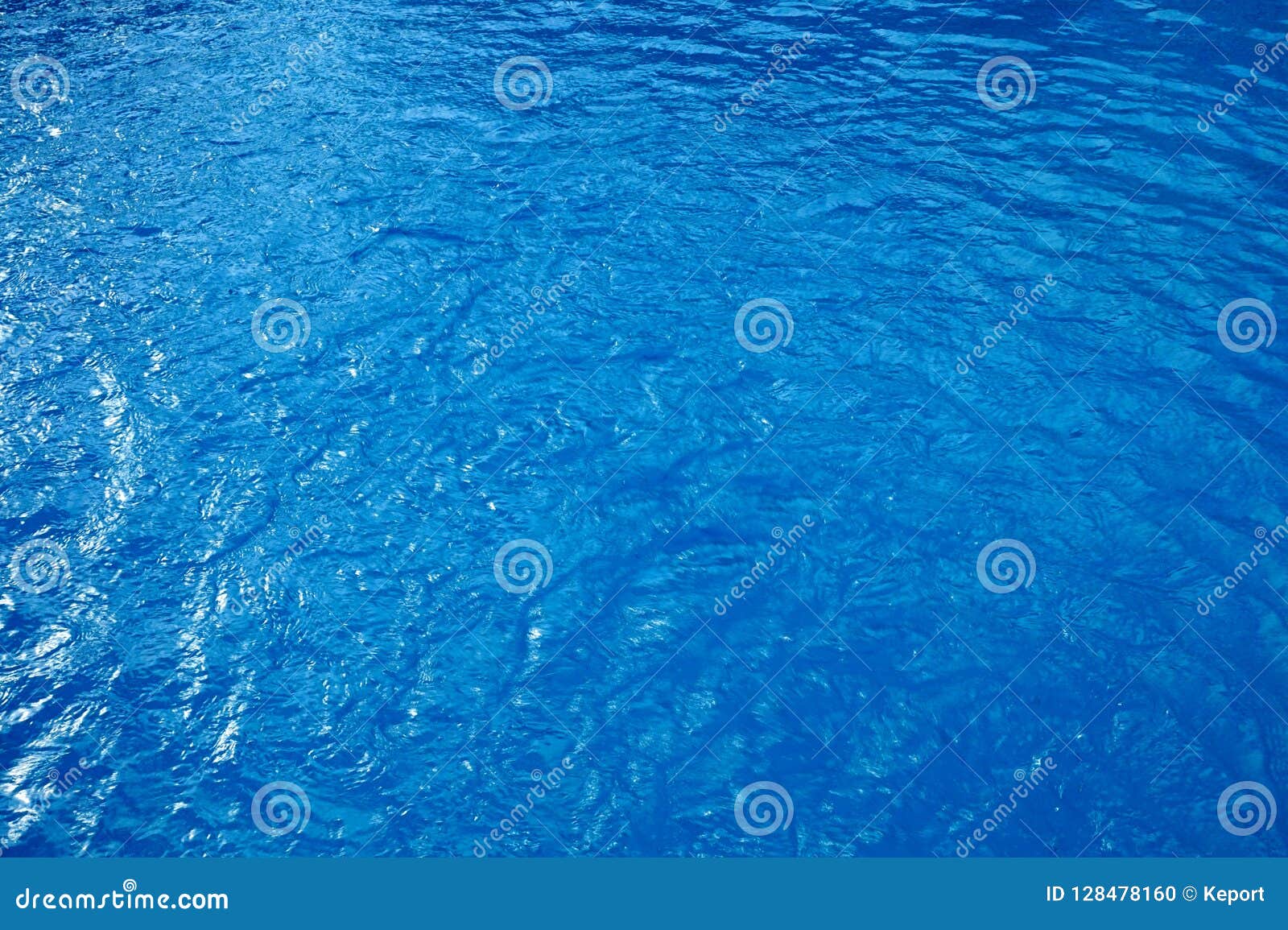 Clear blue water texture stock photo. Image of travel - 128478160