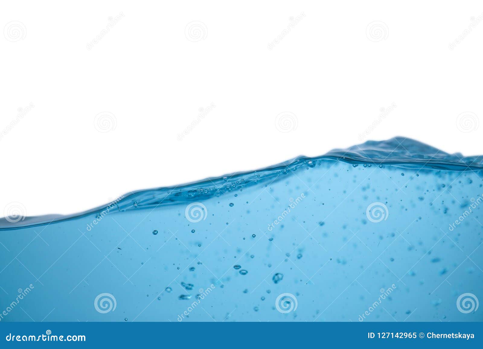 Clear blue water wave stock image. Image of crystal - 127142965
