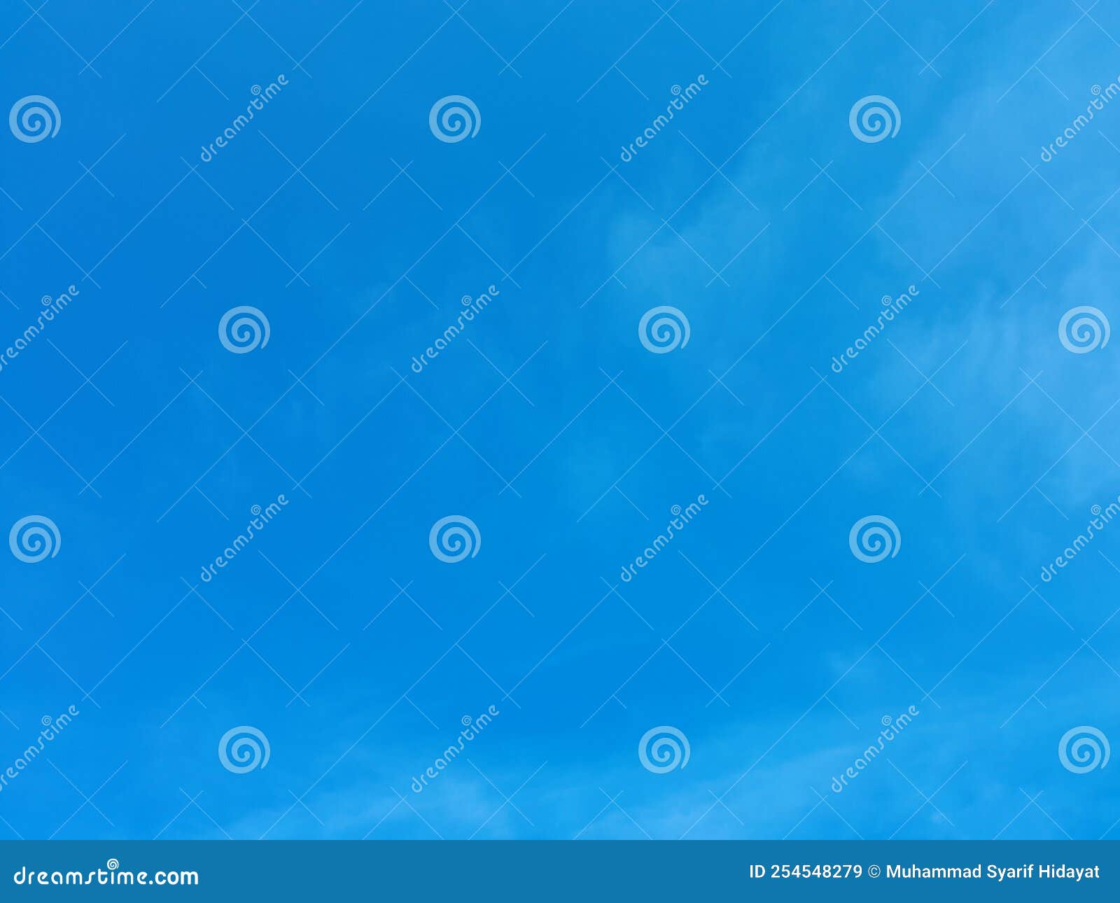 Clear Bright Blue Sky, Creative Background Stock Image - Image of blue ...