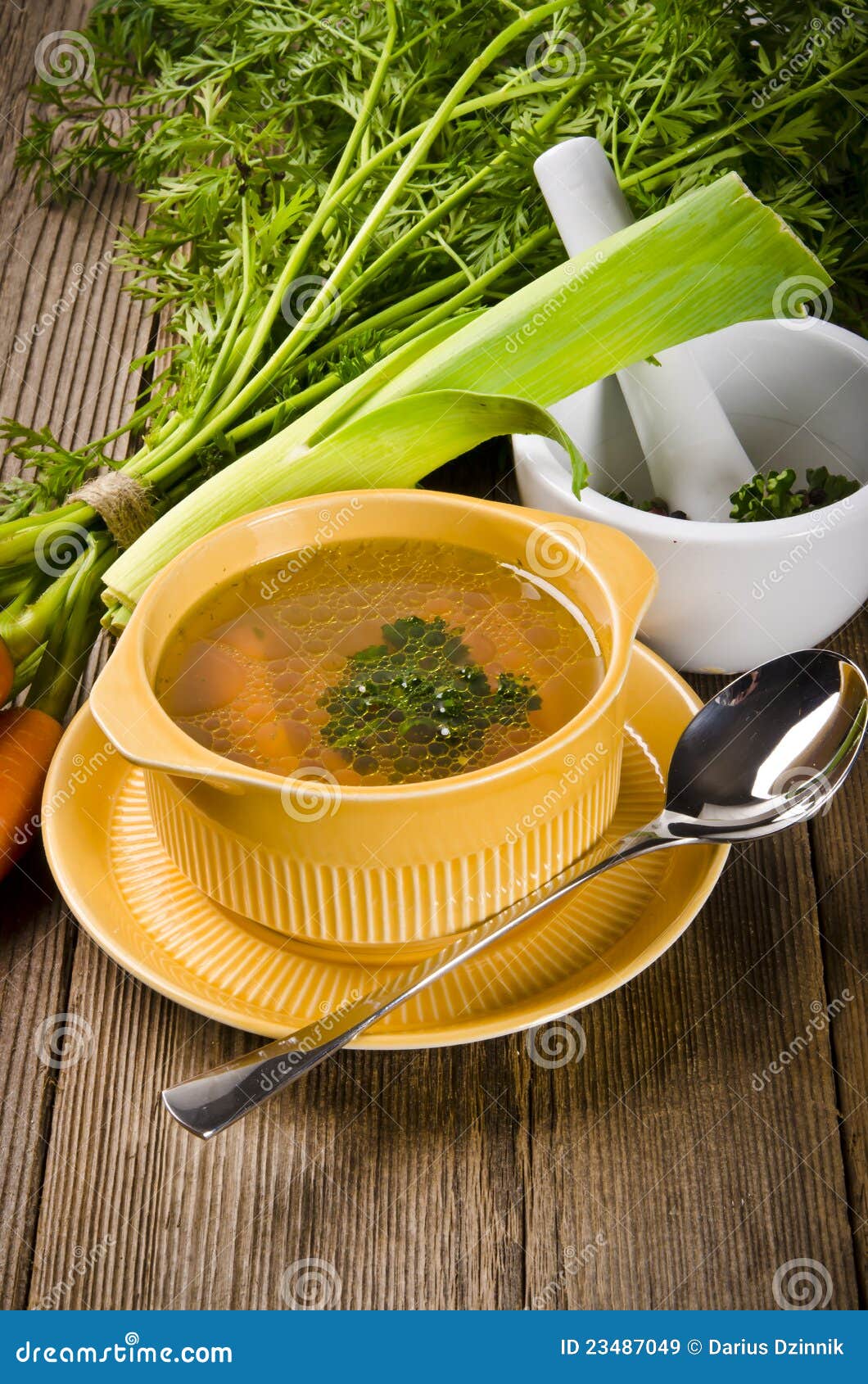 Clear broth stock image. Image of broth, carrot, healthy - 23487049