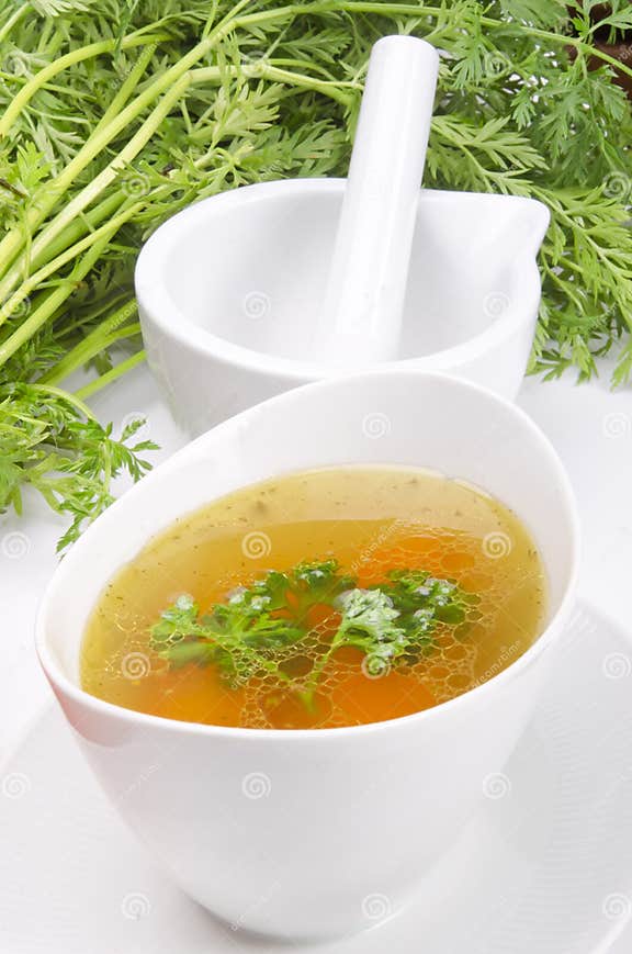Clear broth stock photo. Image of gastronomy, appetizing - 23500544