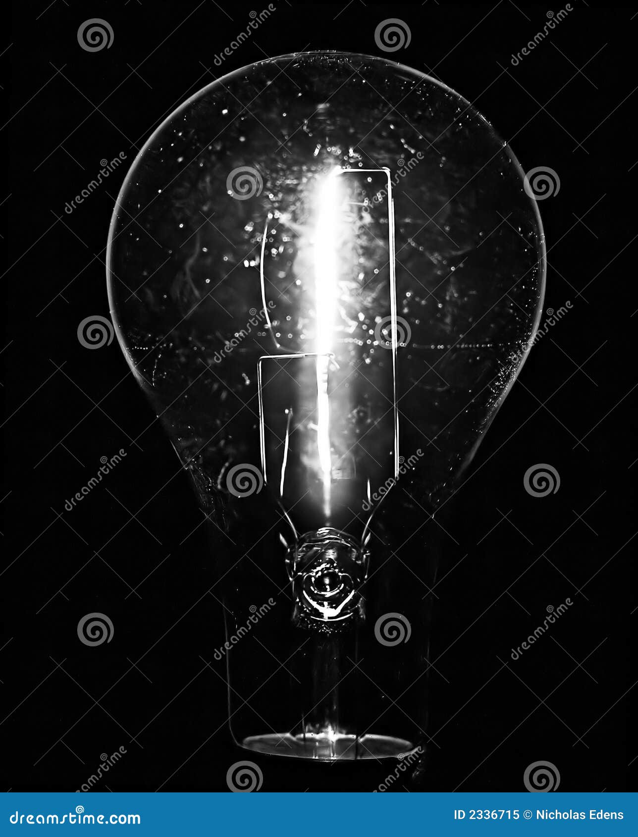 Clear Bulb with Filament stock image. Image of shining - 2336715