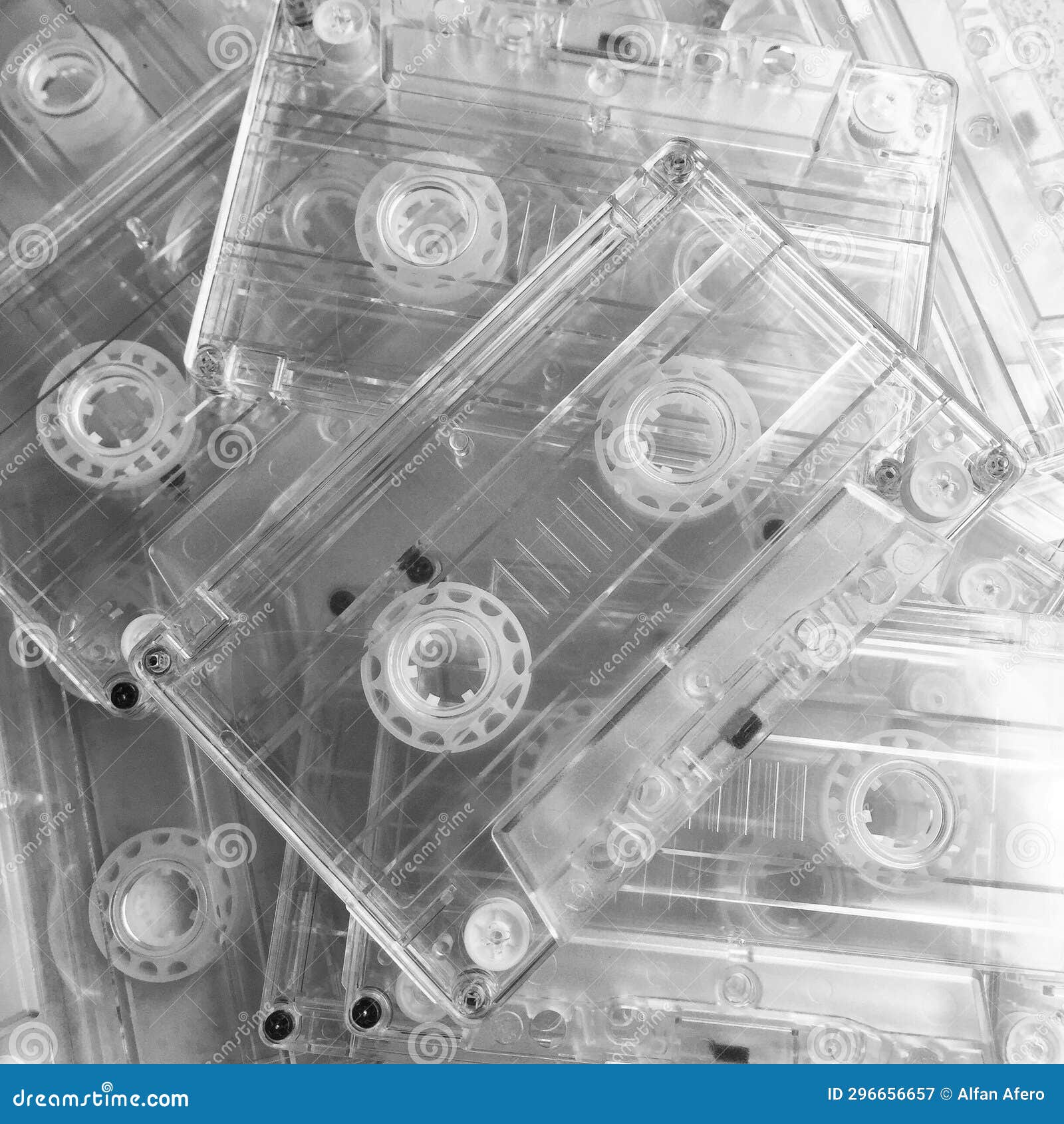 Clear Cassette stock image. Image of monochrome, drawing - 296656657