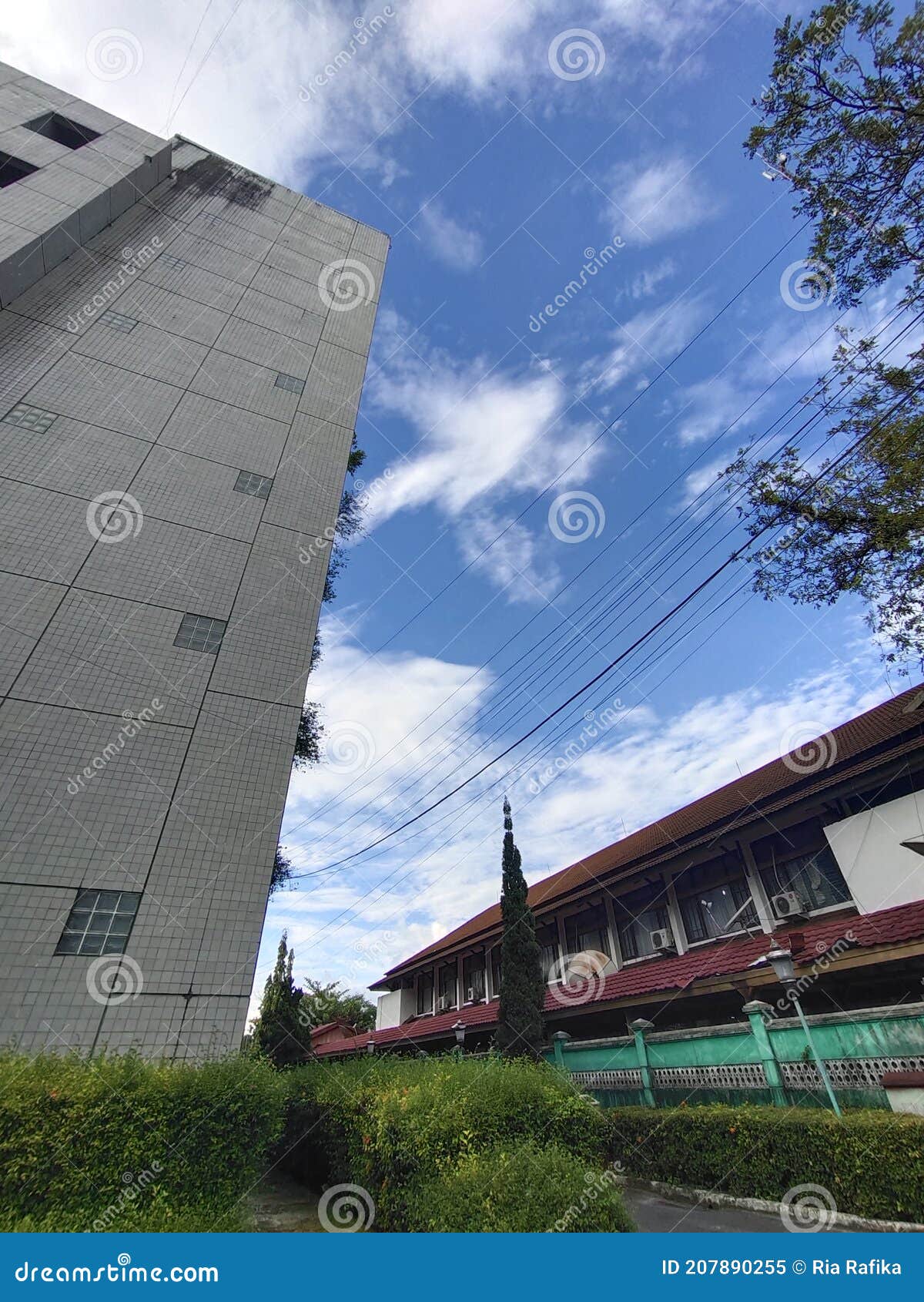Clear and Clean Sky High Building Stock Image - Image of high, clear ...