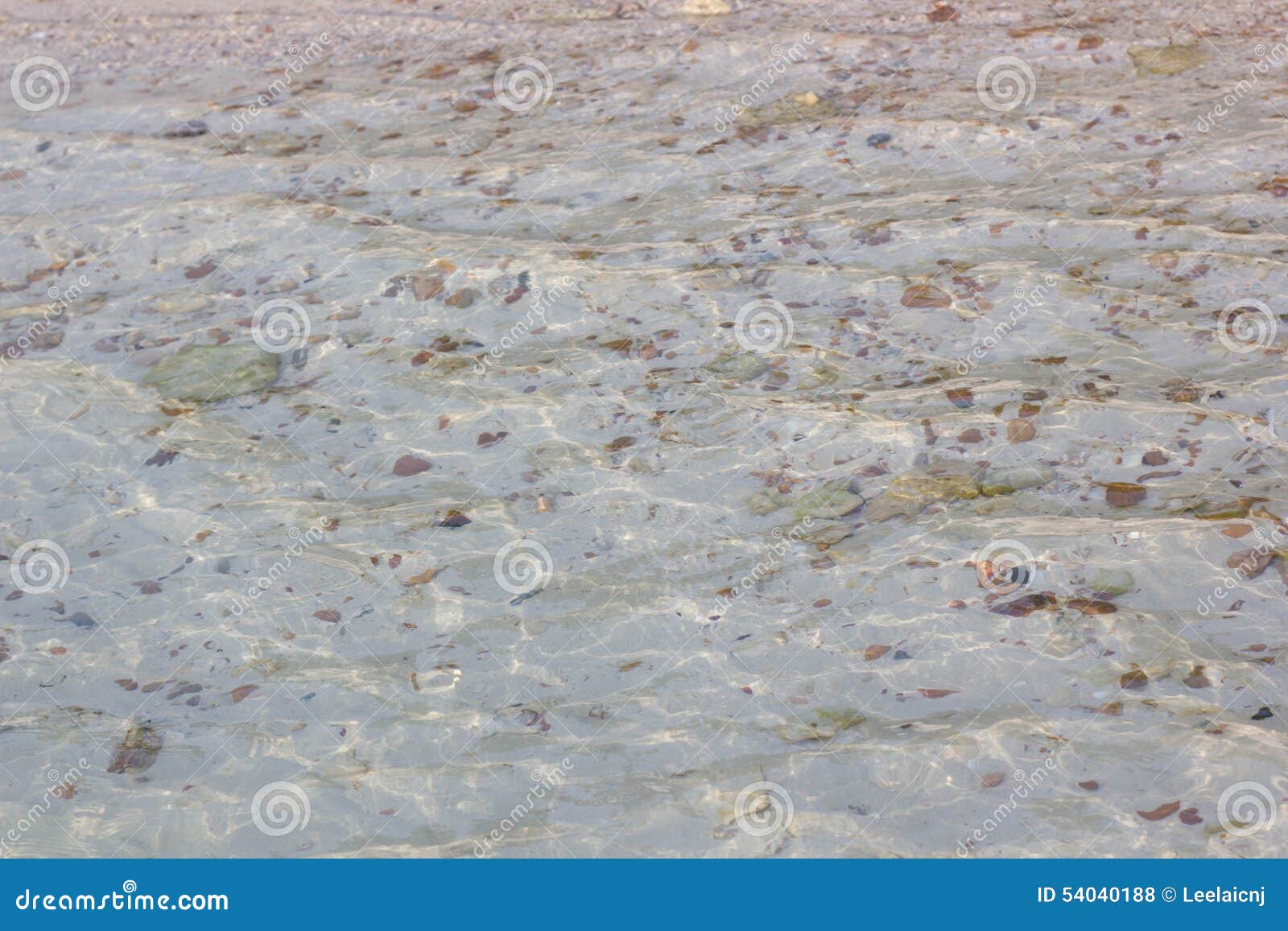 Clear and Clean Water on the Beach Stock Photo - Image of clean ...