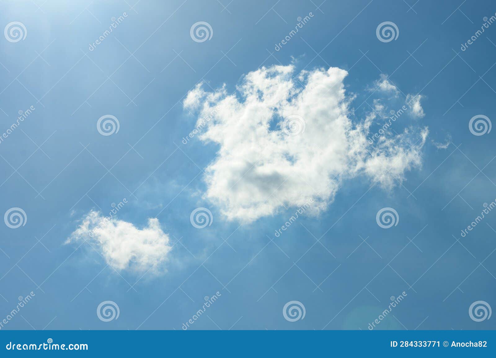 Clear Clouds Against Blue Sky in the Afternoon Stock Image - Image of ...
