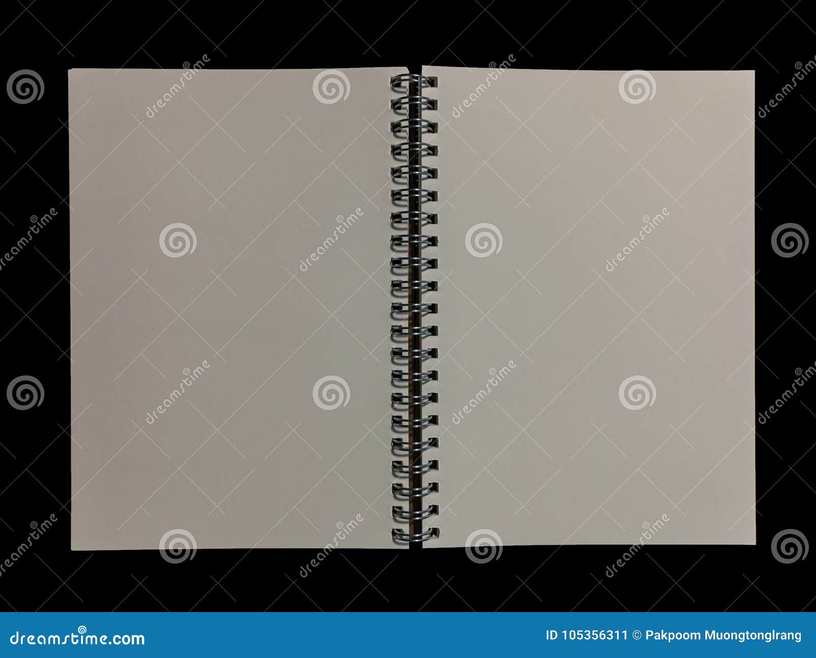 Clear Color Note Book Opened for Note or Lecture Note or Memo for ...