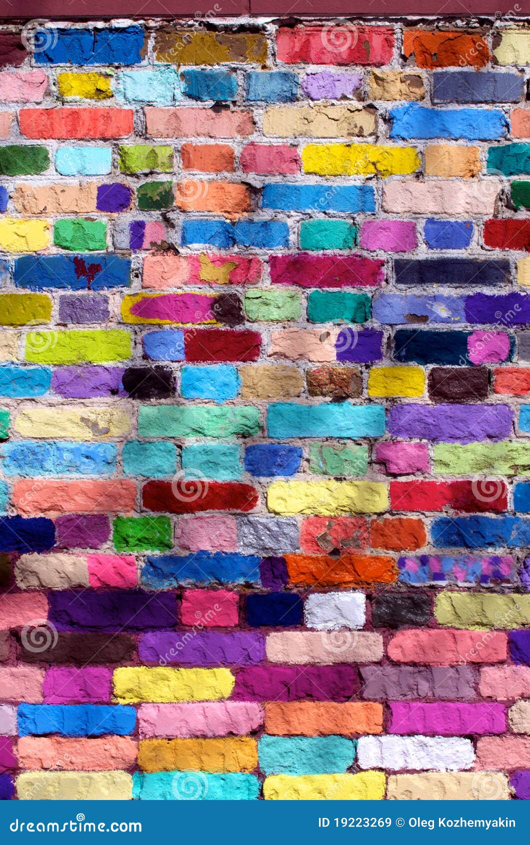 Clear colours stock image. Image of textures, brickwall - 19223269