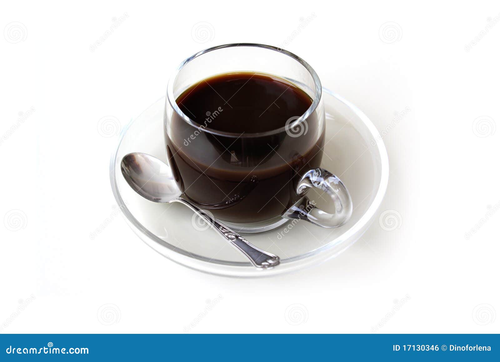 Clear cup of coffee stock photo. Image of background - 17130346