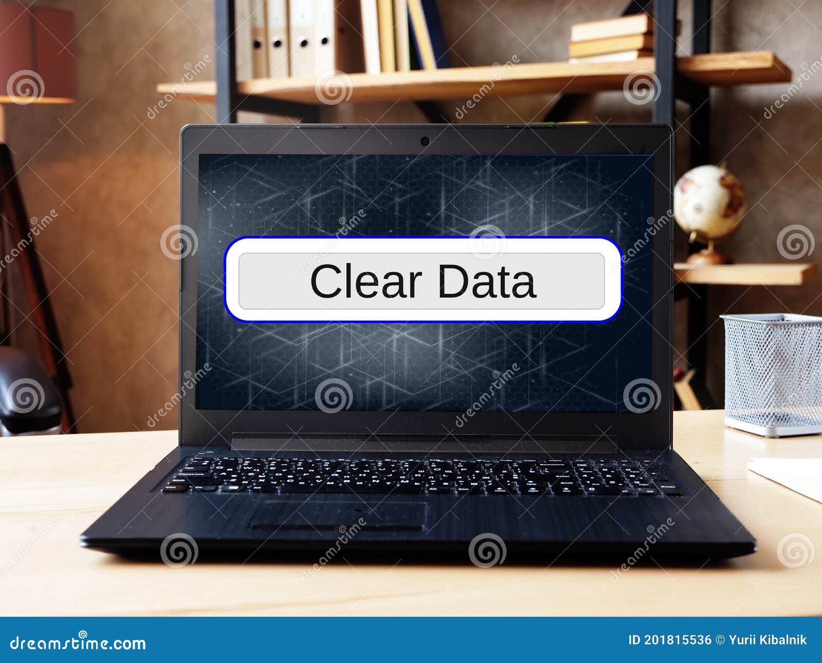 Clear Data Sign on the Piece of Paper Stock Photo - Image of paper ...