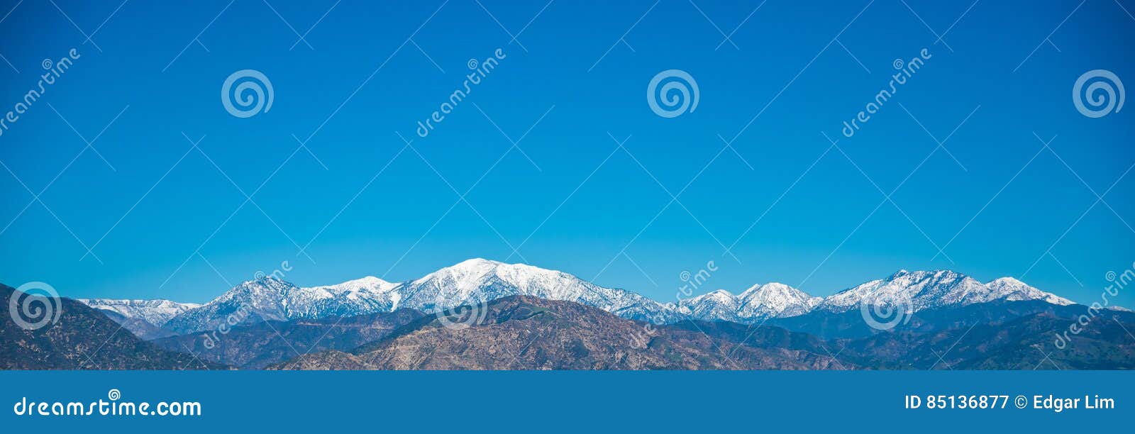 Clear Day in Southern California. Stock Image - Image of color ...