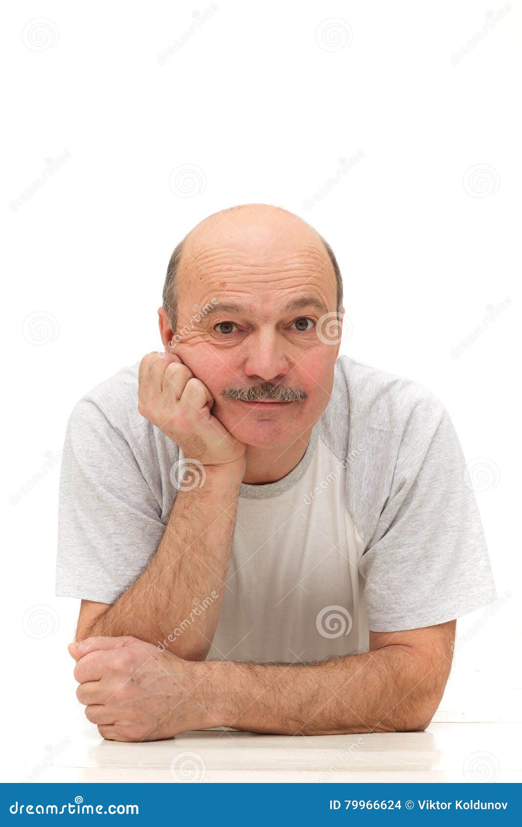 Clear Eyes and Trusting Expression Stock Photo - Image of bald, person ...