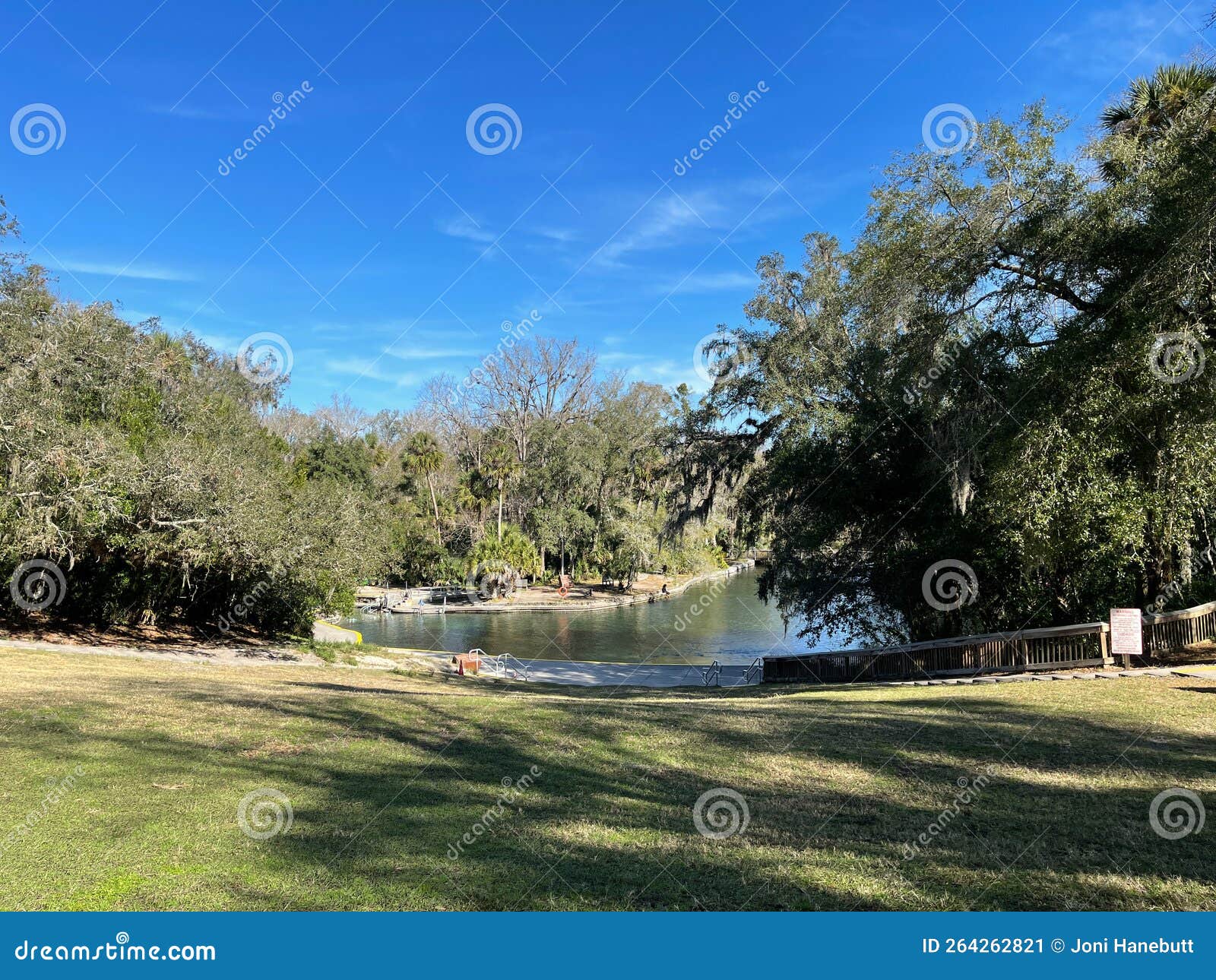 A Clear Florida Spring in Orlando, Florida Area Stock Image - Image of ...
