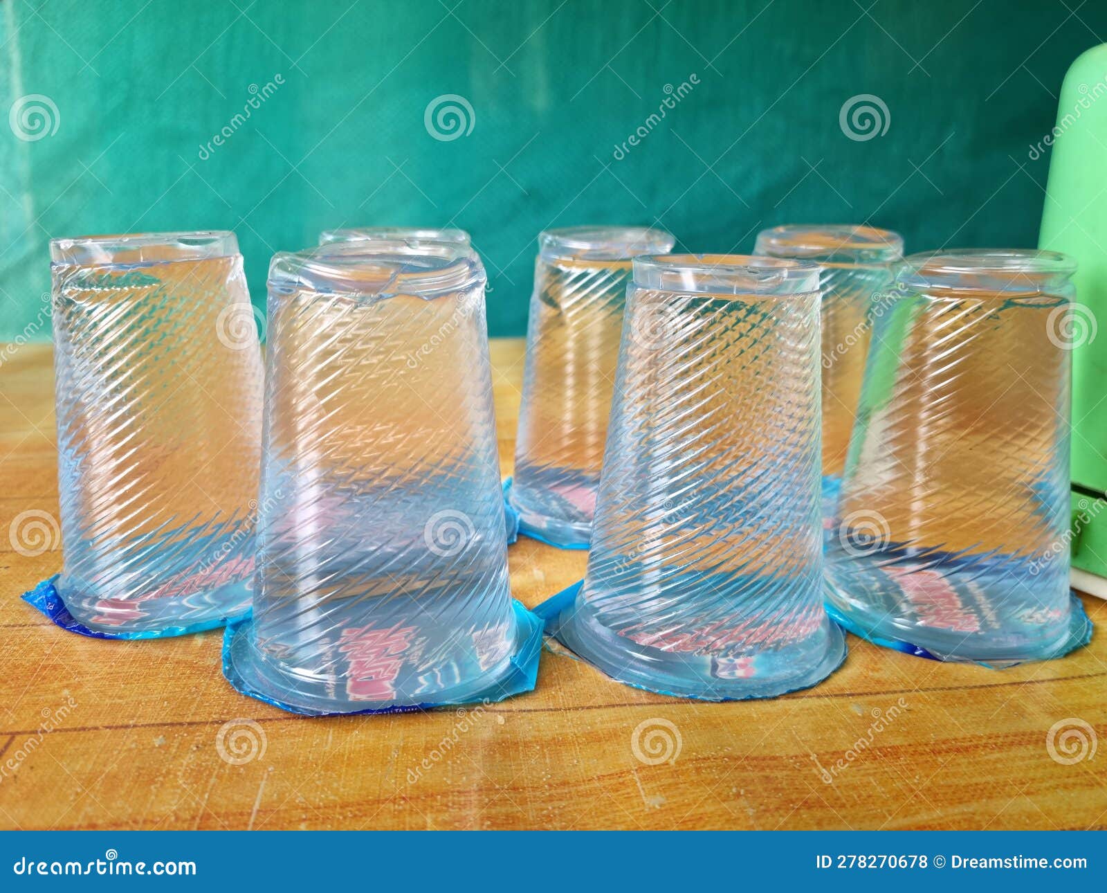 The Clear Fresh Mineral Water in Restaurant Stock Photo - Image of ...