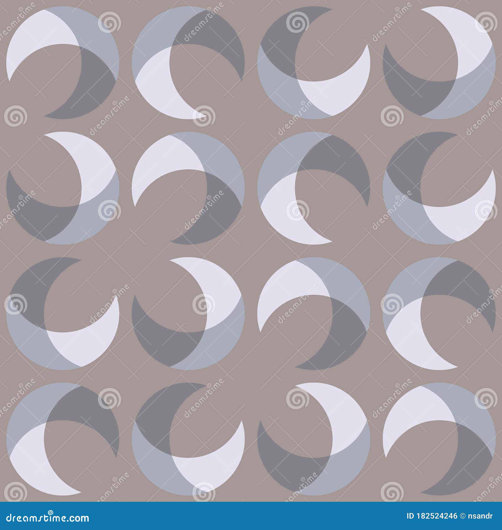 Clear Geometric Forms. Abstract Vector Seamless Pattern Stock Vector ...