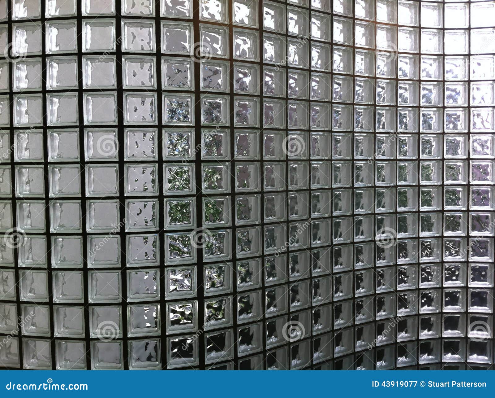 Glass Block Wall Details