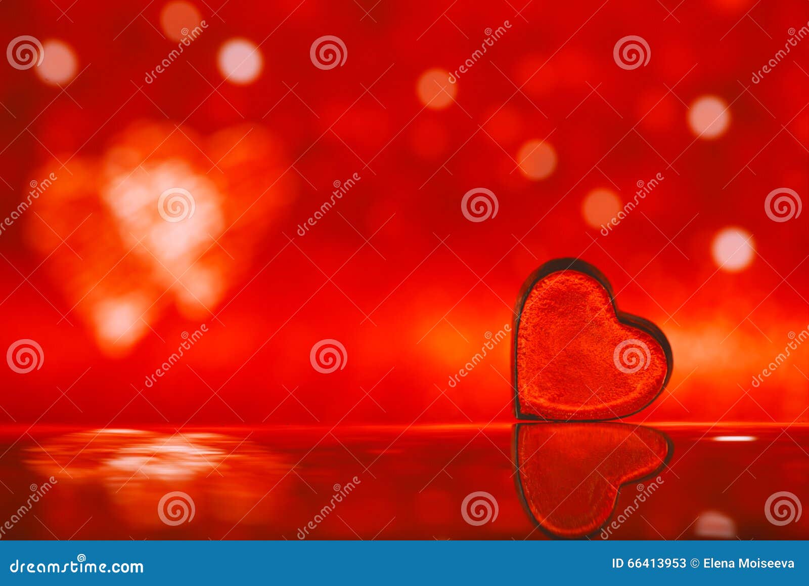 Clear Glass Heart on Red Glitter Background Stock Image - Image of copy ...