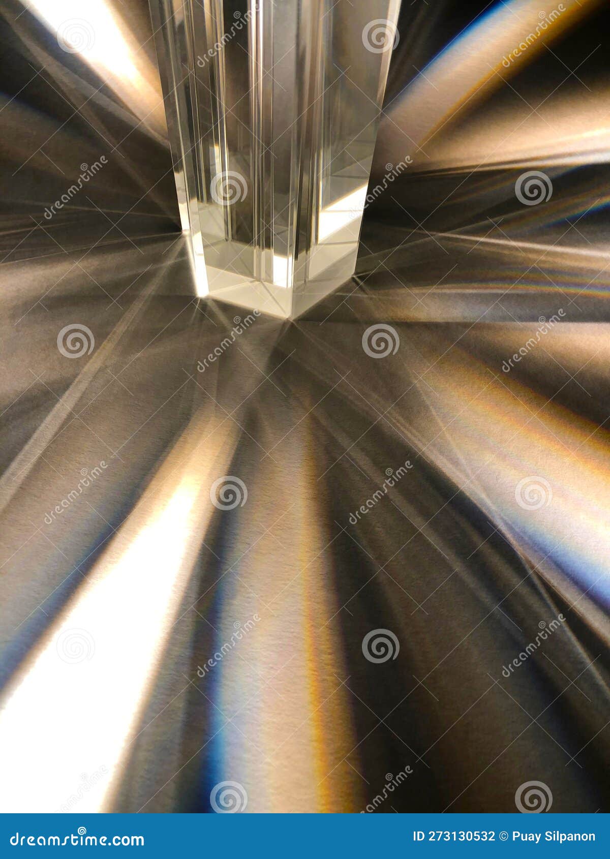 Clear Glass Prisms Scattering Artificial Light into Shade and Shadow ...