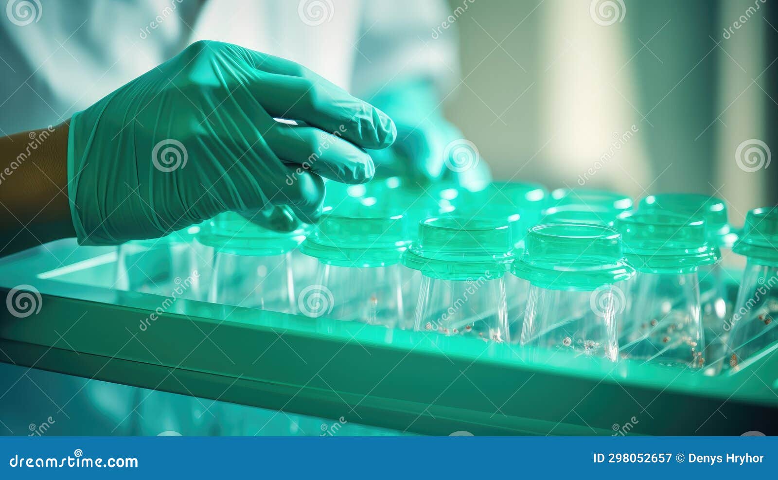 Clear Glass Test Tubes with Liquid Sample for Testing. Blood Analysis ...