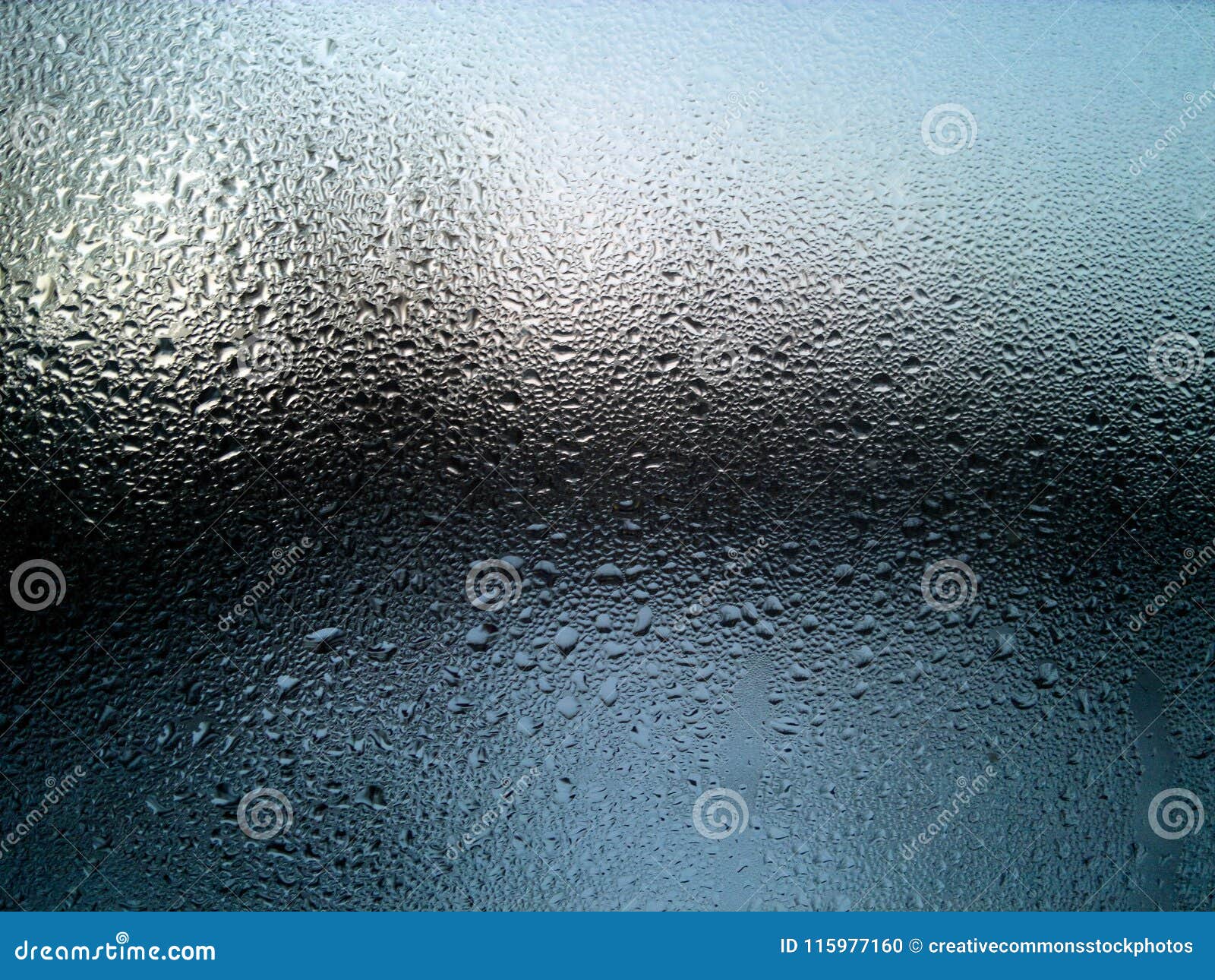 Clear Glass Window With Moist Effect Picture. Image: 115977160