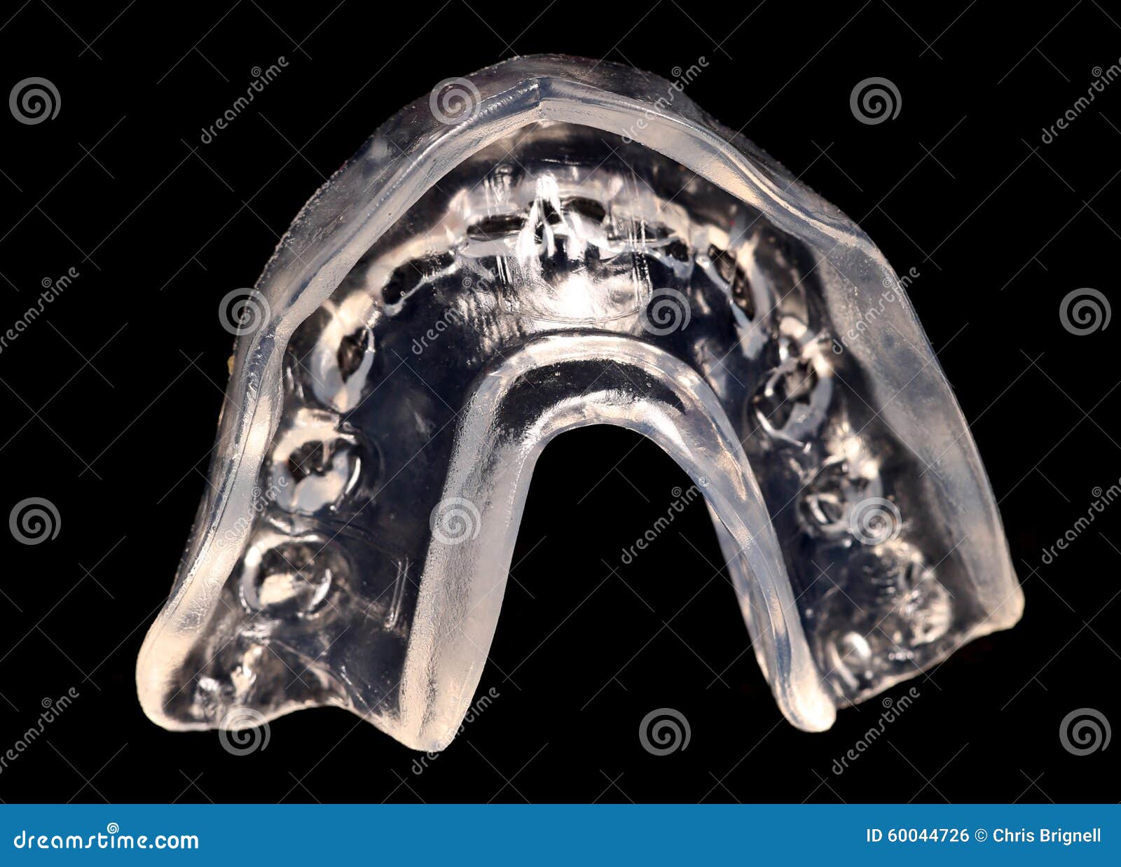 Clear gum sheild stock photo. Image of isolated, studio - 60044726