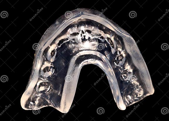 Clear gum sheild stock photo. Image of isolated, studio - 60044726