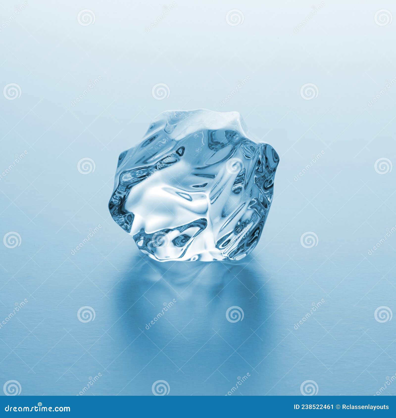 Clear ice rock stock image. Image of crystal, frost - 238522461