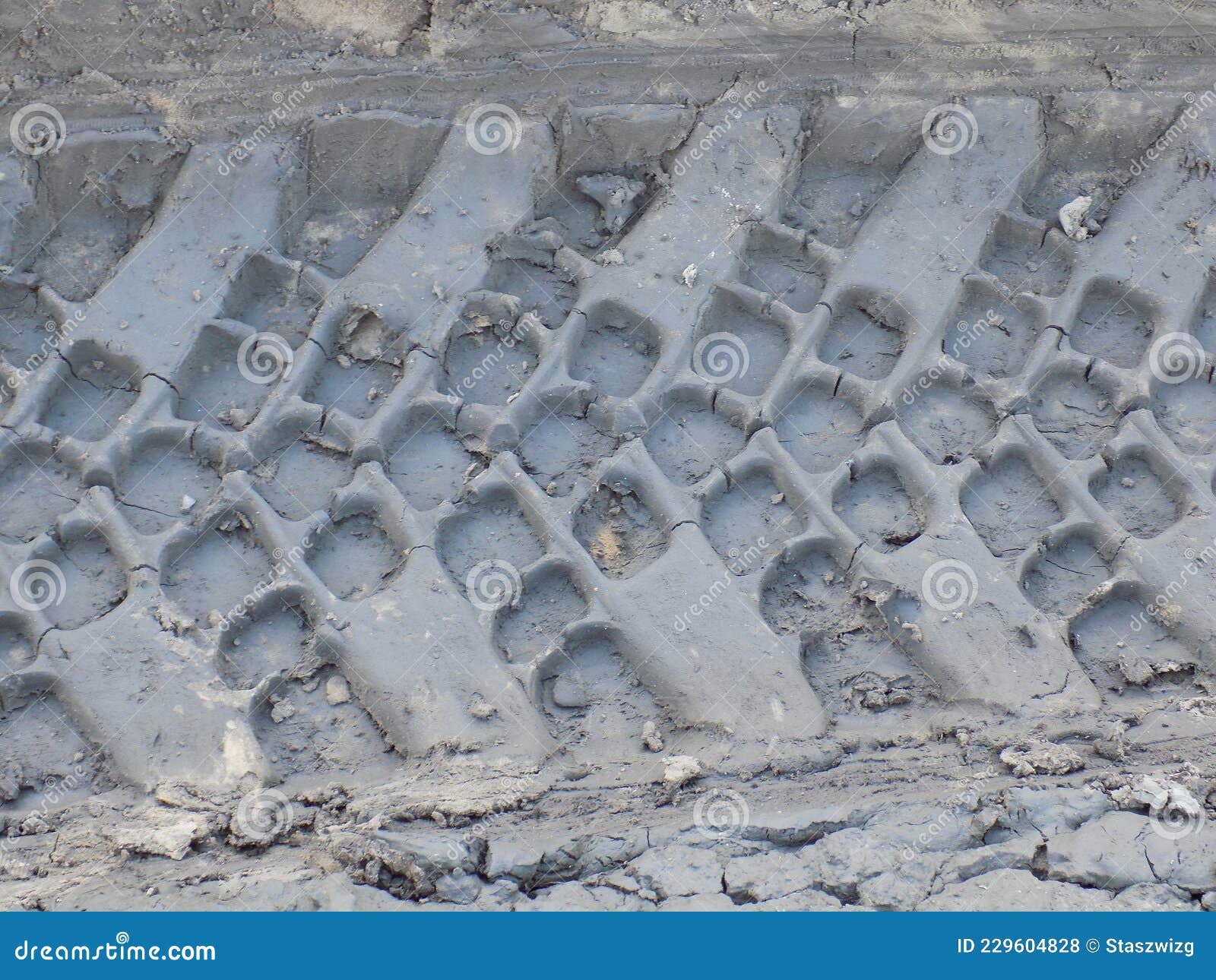 A Tread Mark in the Mud. Background, Texture. Stock Photo - Image of ...