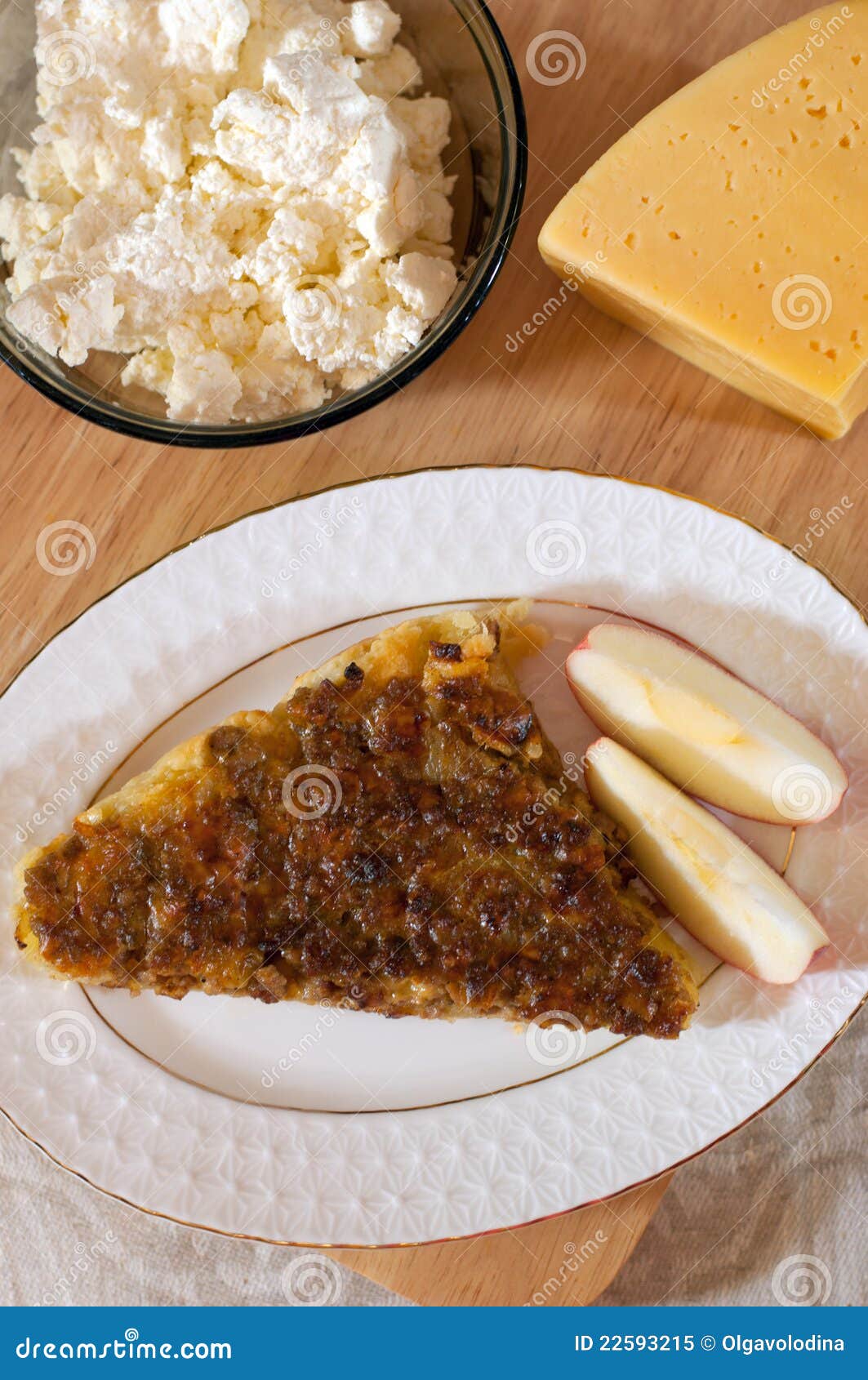 Clear meat pie stock image. Image of baked, piece, clove - 22593215
