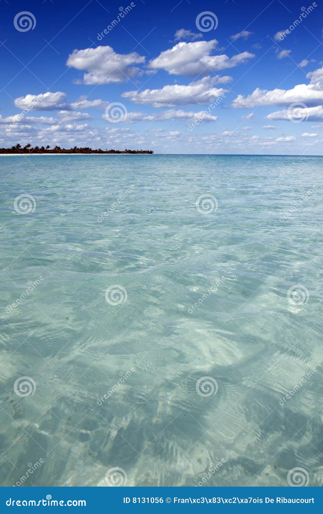 Clear ocean water stock photo. Image of clouds, destination - 8131056
