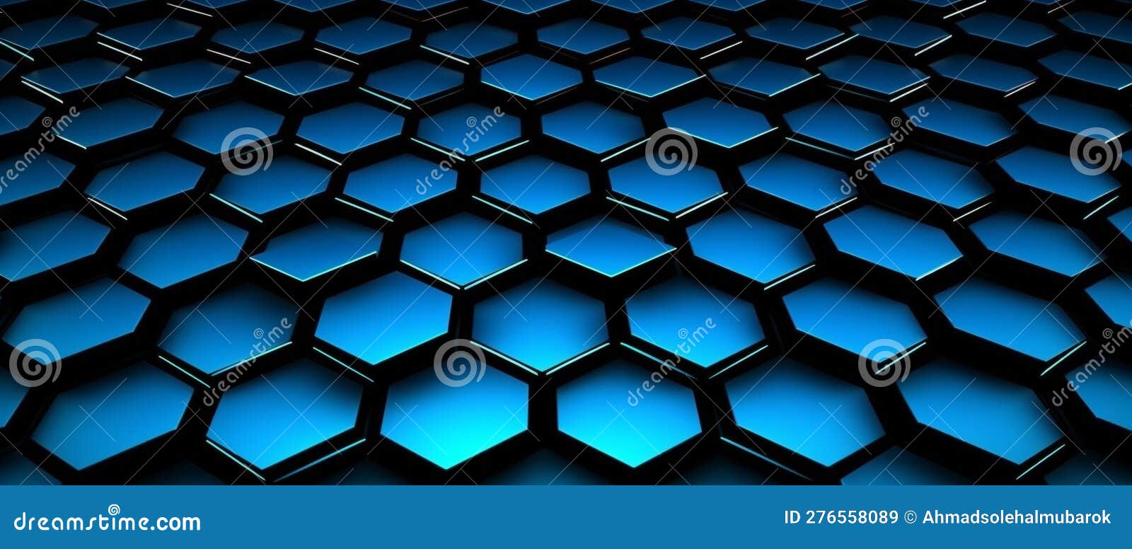 Clear Pattern Abstract Background Hexagon Black and Blue, Wallpaper ...