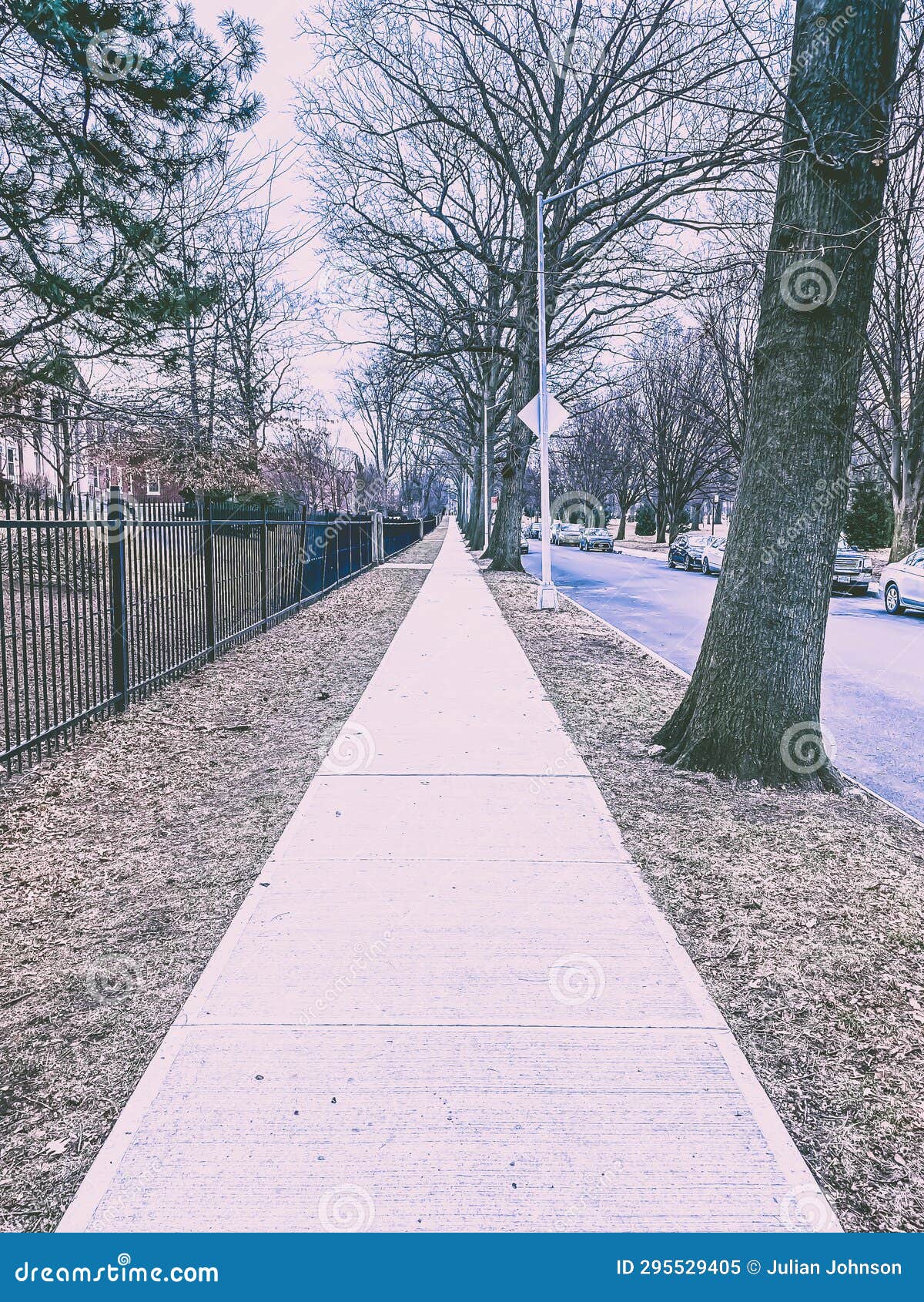 Pedestrian Pathway In The Park Plush Green Landscape Royalty-Free Stock ...