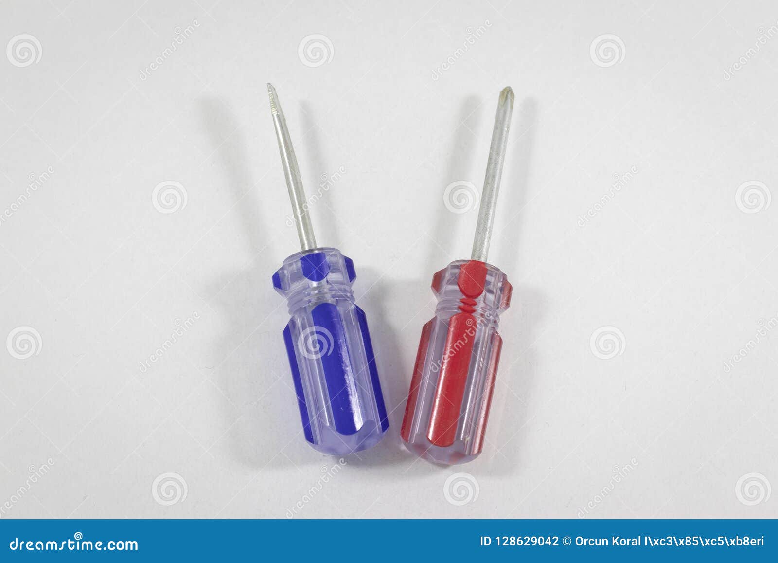Clear Perspective Shoot of Small Size Default Screwdrivers Stock Photo ...