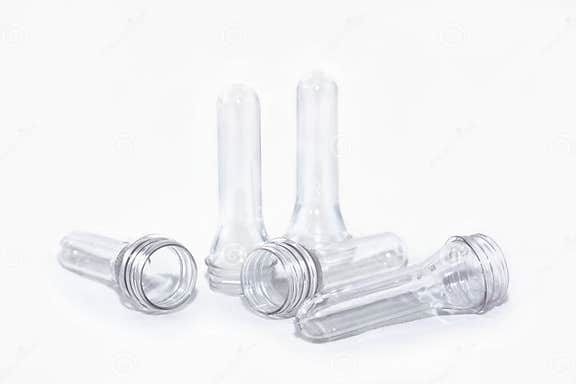 Clear PET Preforms stock photo. Image of blank, technology - 93963734