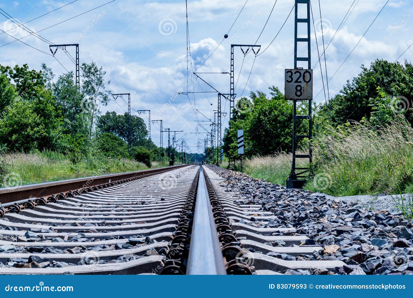Clear Photo Of Train Rail During Daytime Picture. Image: 83079593