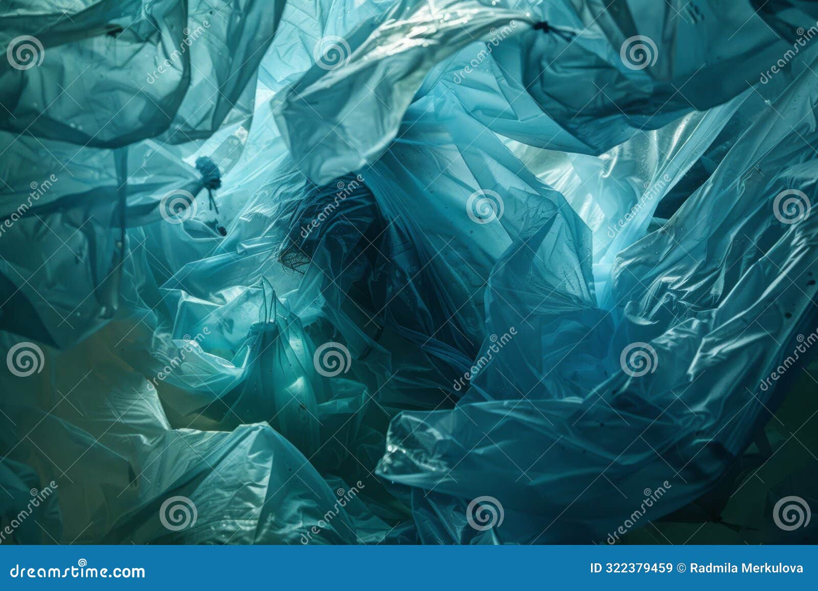 Clear Plastic Bag Texture Background Stock Image - Image of folded ...