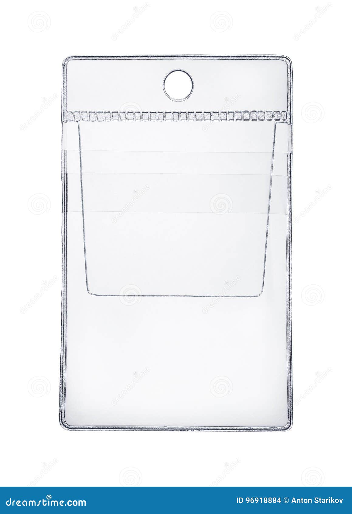 Clear Plastic Pocket Holder Stock Photo - Image of packaging, moving ...