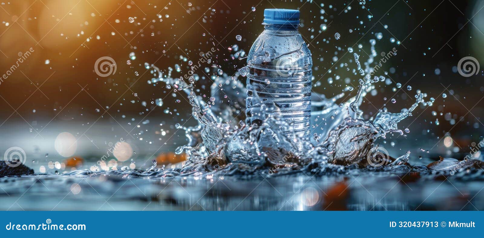 Water bottle splash stock image. Image of summer, fresh - 320437913