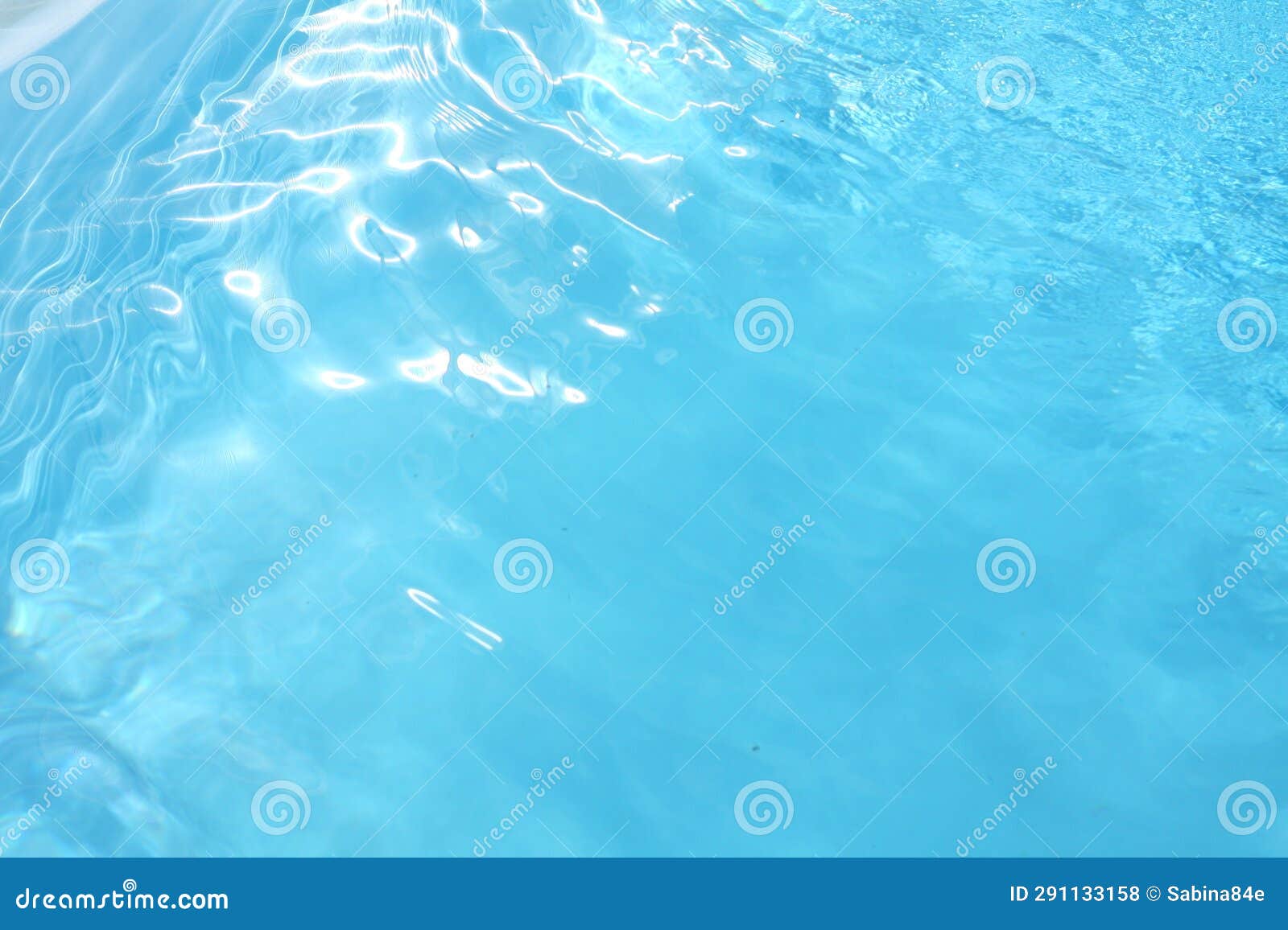 Clear Pool Water, Blue Bottom Stock Photo - Image of wave, texture ...