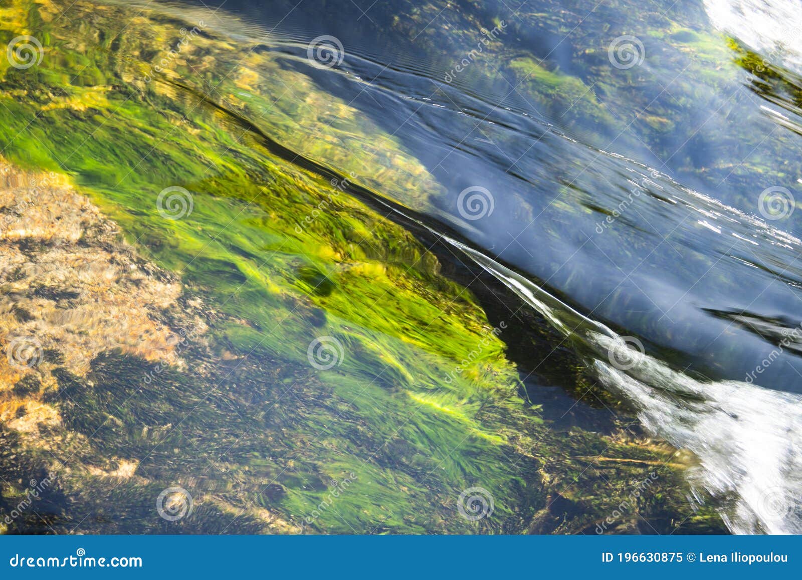 Clear Pure Water of the River Fall Stock Image - Image of nature, rocks ...