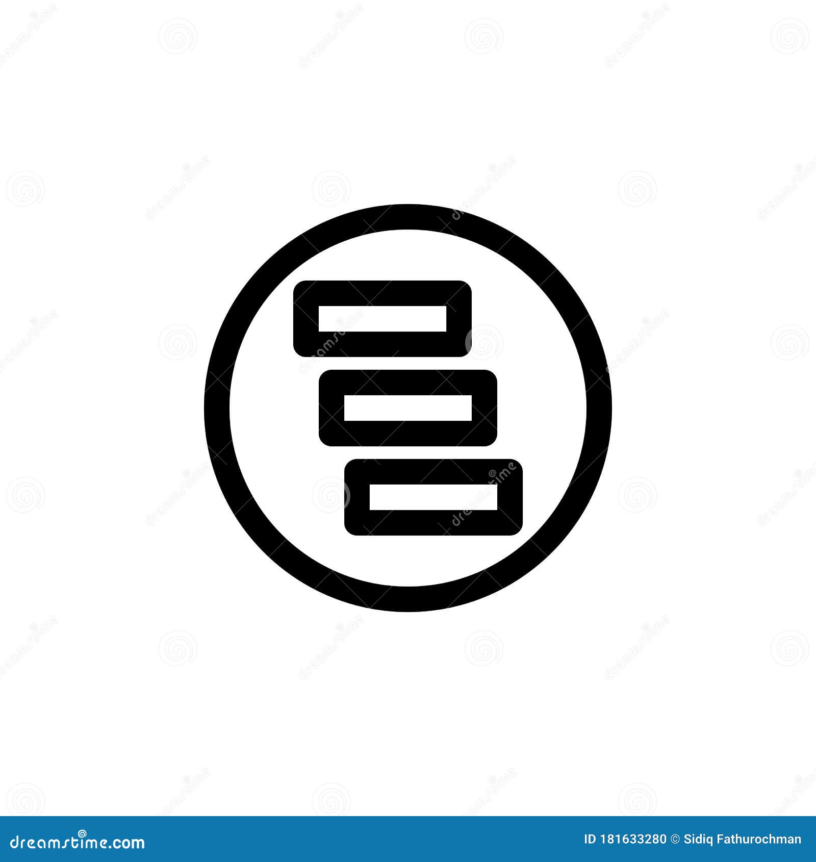 Clear Recent Icon stock vector. Illustration of company - 181633280