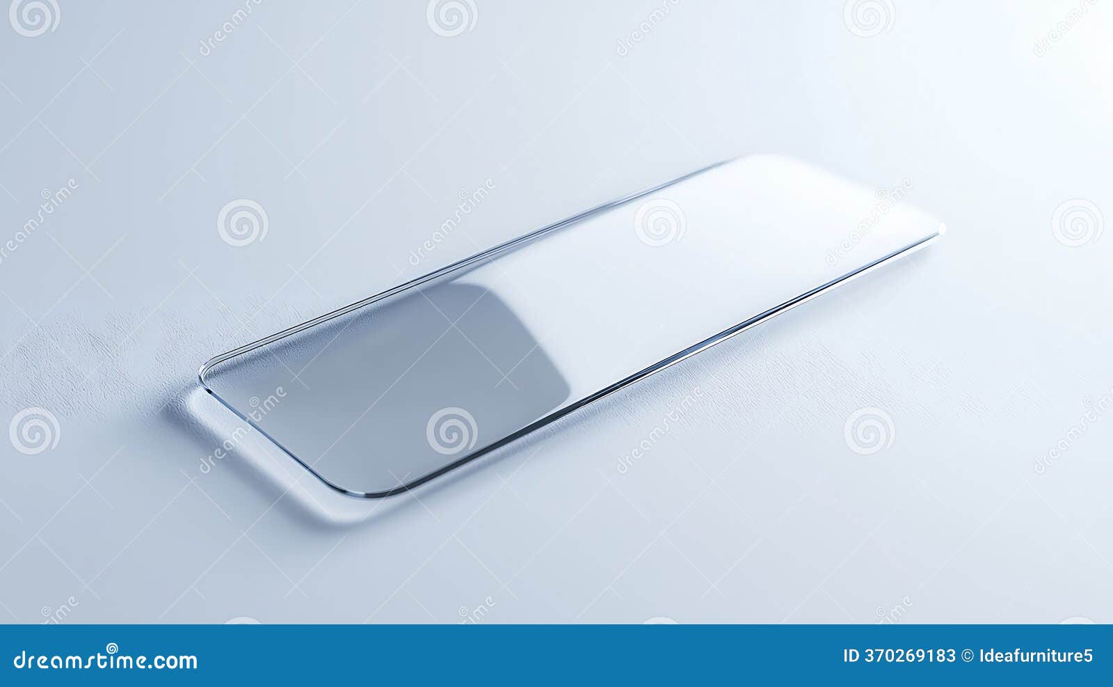 Clear Rectangular Label Sticker Roll On Transparent Background Vector ...