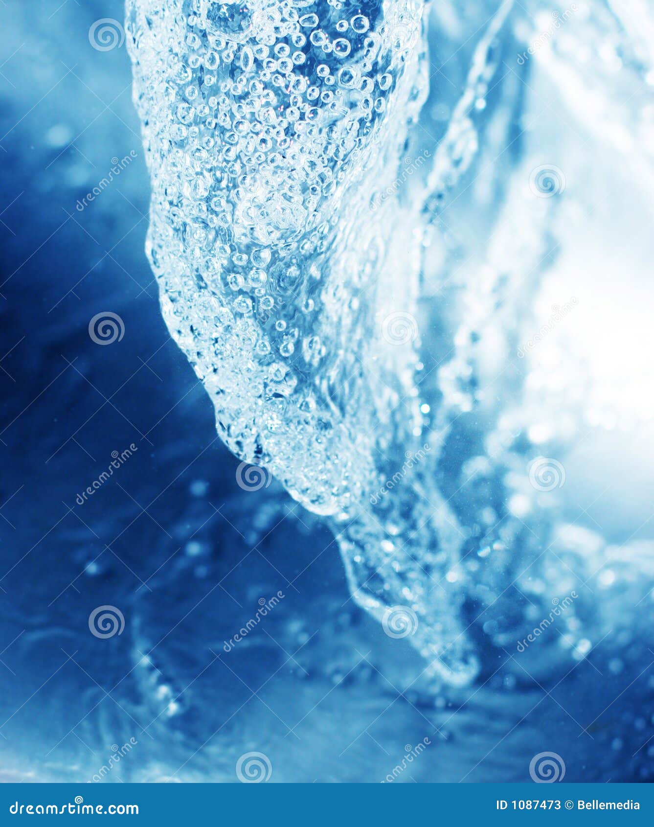 Clear, rushing water stock image. Image of business, fresh - 1087473