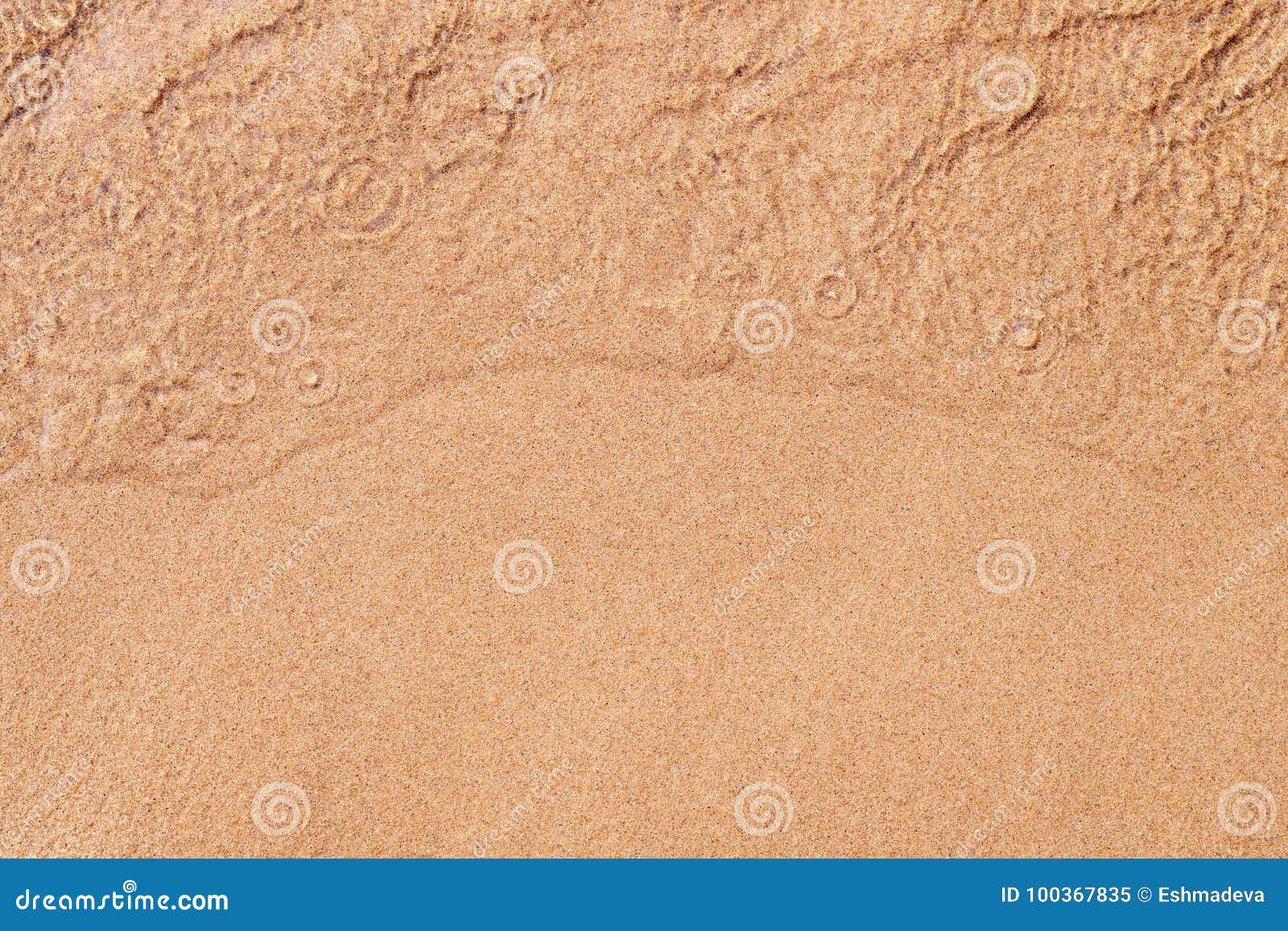 Clear Sand and Shallow Water Ripple Stock Image - Image of macro, surf ...