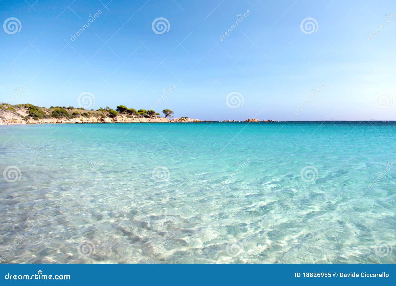 Clear sea stock image. Image of coast, desolate, island - 18826955