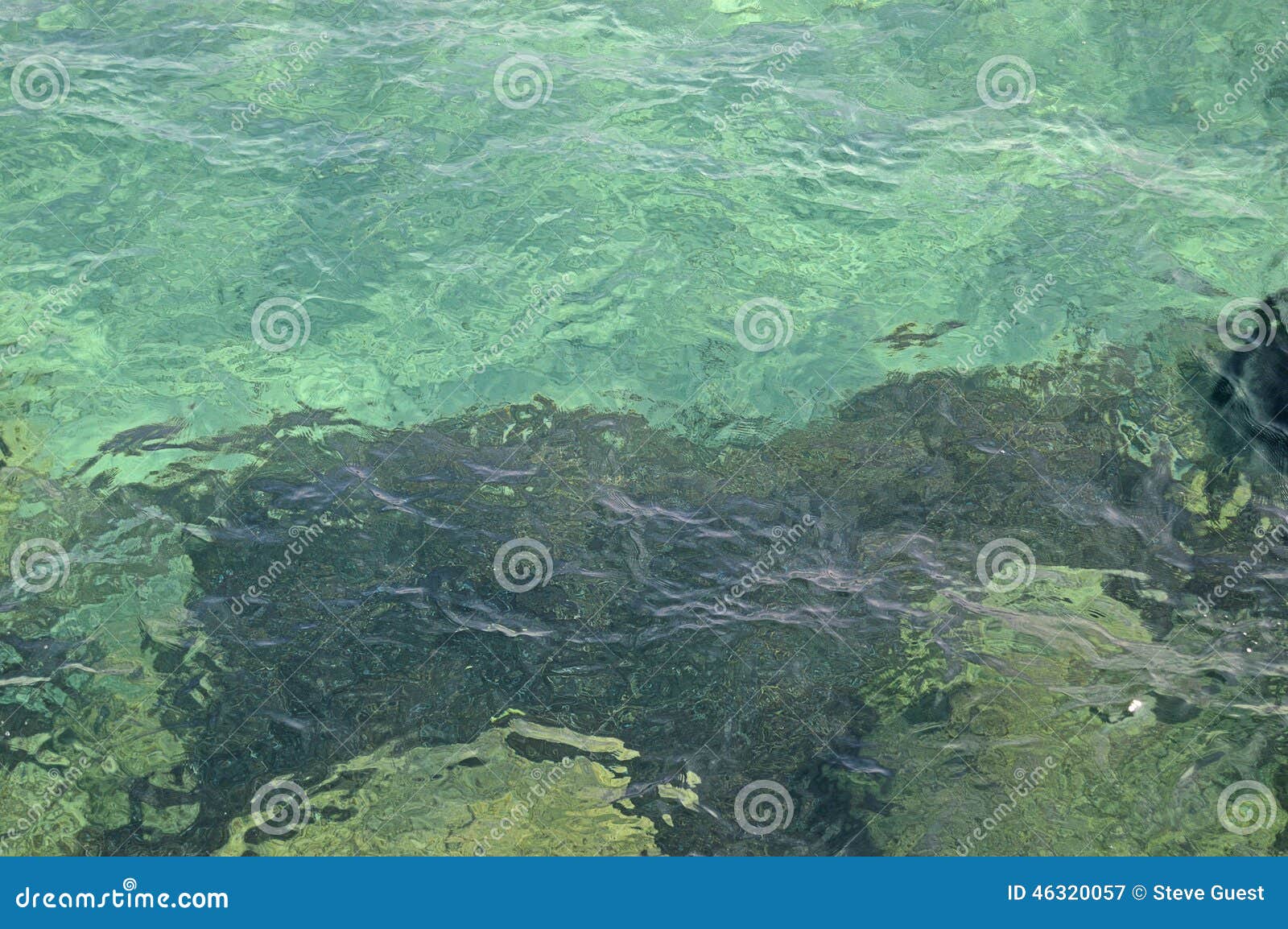 Clear Green Sea Water Background Stock Image - Image of costa, crystal ...
