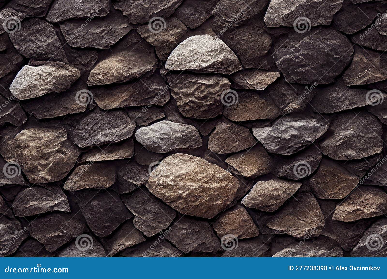 Clear Seamless Stone Wall Texture for Backgrounds and Designs. Stock Illustration - Illustration ...