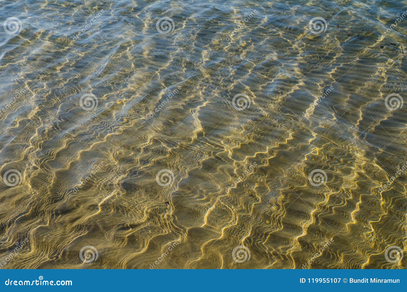 Clear Shallow Sea Water Waves Pattern. Stock Image - Image of clear ...